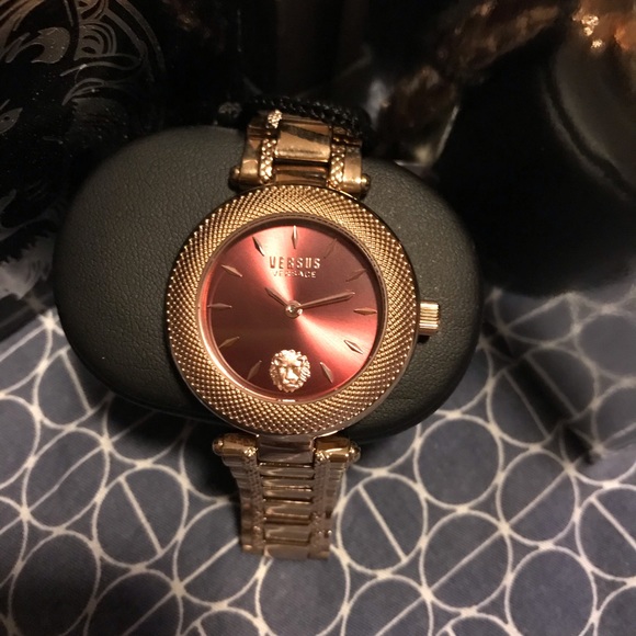 Versus Versace | Accessories | Authentic Womens Versace Rose Gold 36mm ...